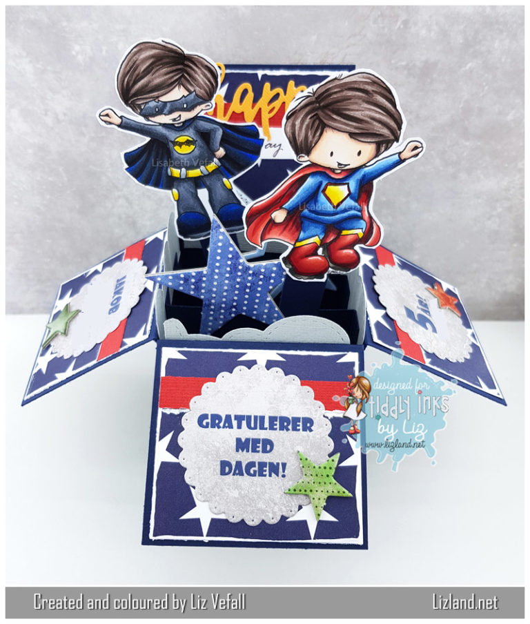 Superhero box card – | Lizland