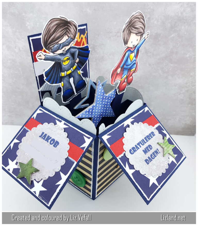 Superhero box card – | Lizland