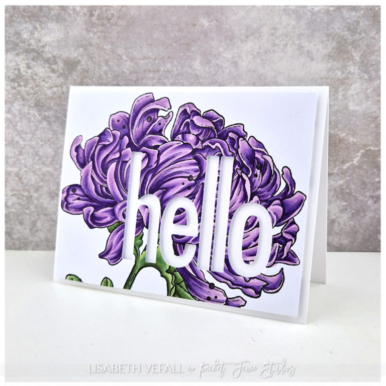 PFS Two Floral Cards in One – | Lizland